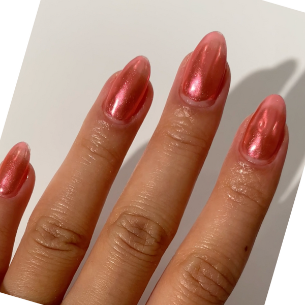 Candy Red Metallic Nail Powder | Mineral Bond® – Sistaco™
