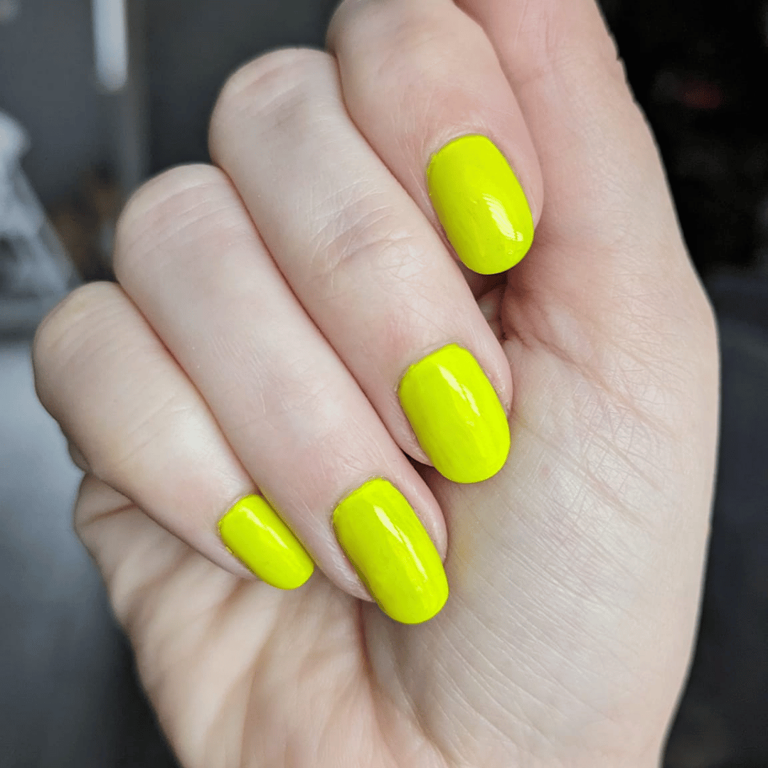Lemon Matte Neon Nail Powder | Mineral Bond®